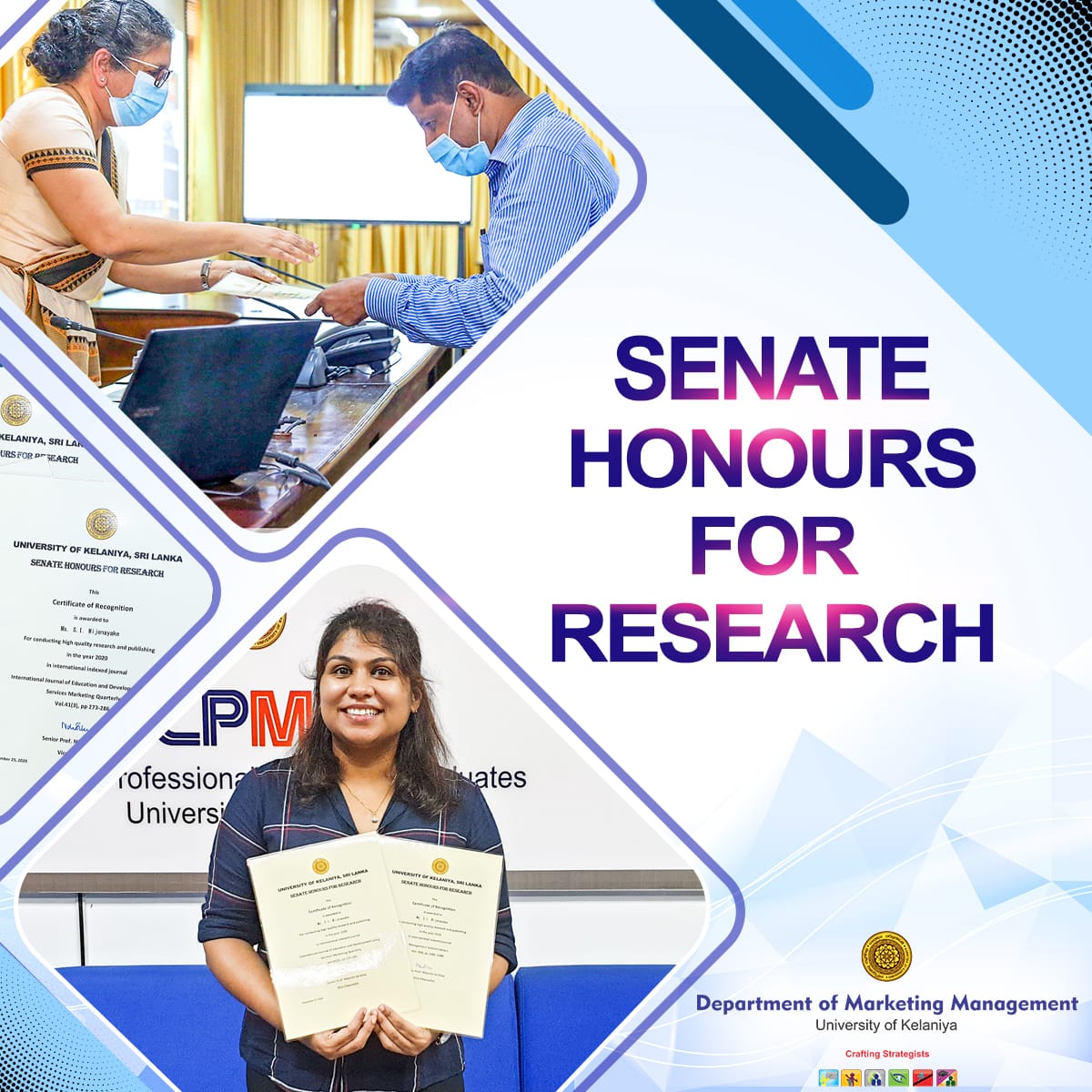Senate Awards for DMM Researchers